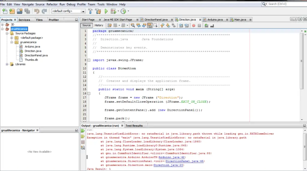 Librería Arduino para Java: Troubleshoot - Panama Hitek