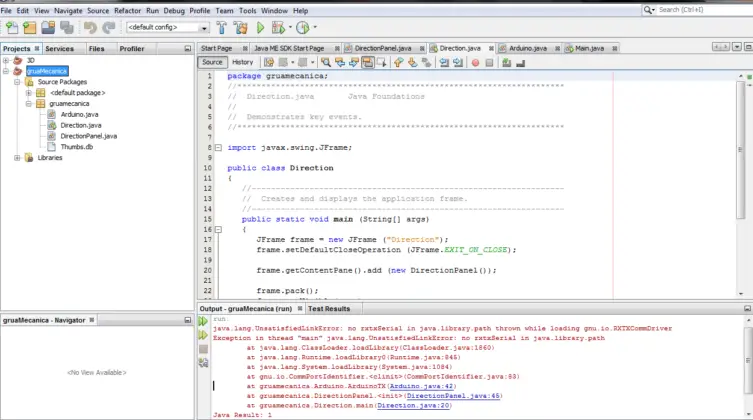 Librería Arduino para Java: Troubleshoot - Panama Hitek