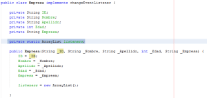 Creación de eventos en Java - Panama Hitek