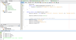Creación de eventos en Java - Panama Hitek