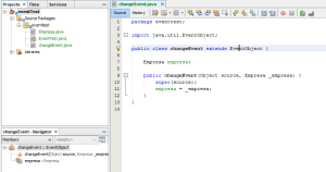 Creación de eventos en Java - Panama Hitek