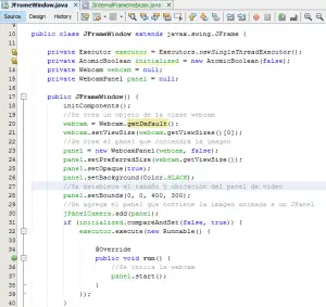 Visualizar la Webcam en un Panel en Java - Panama Hitek