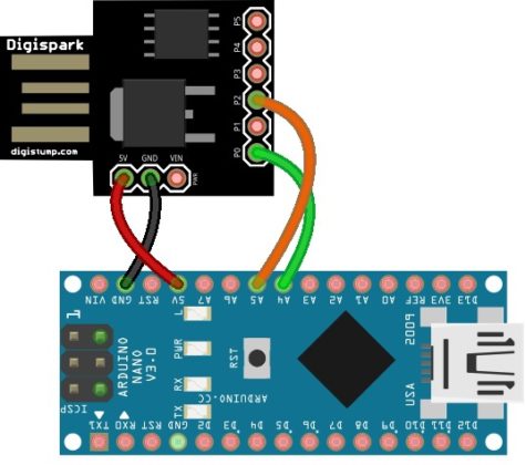 Comunicación entre Arduino y Digispark por medio de I2C - Panama Hitek