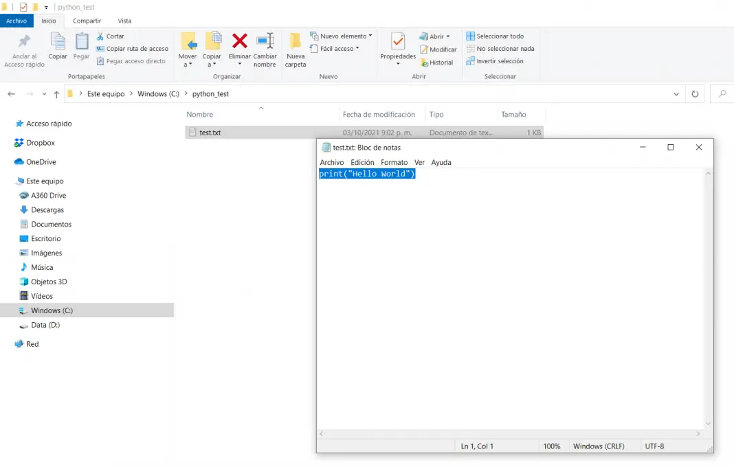 ¿Cómo crear un script en Python? - Panama Hitek