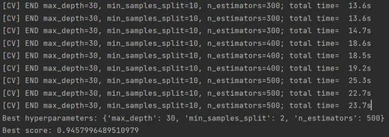 Optimización de hiperparámetros de un clasificador de Machine Learning en Python