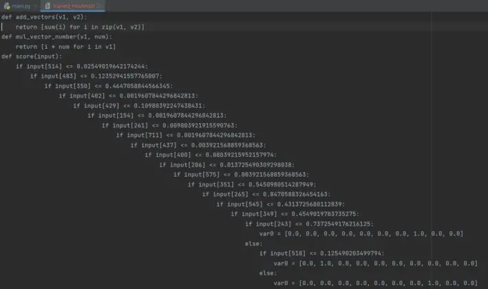 Convertir modelo de Machine Learning a código en Python