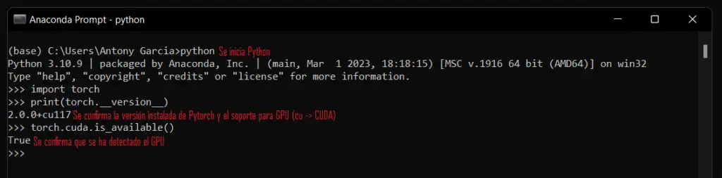 Instalar Pytorch en Windows - Panama Hitek