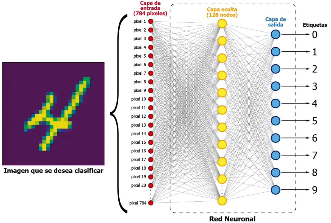 PyTorch y MNIST: Crea una red neuronal para clasificar imágenes